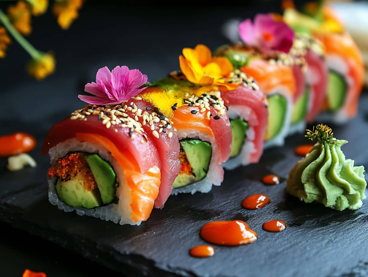 What Goes on Top of a Rainbow Roll? Best Toppings! 2026