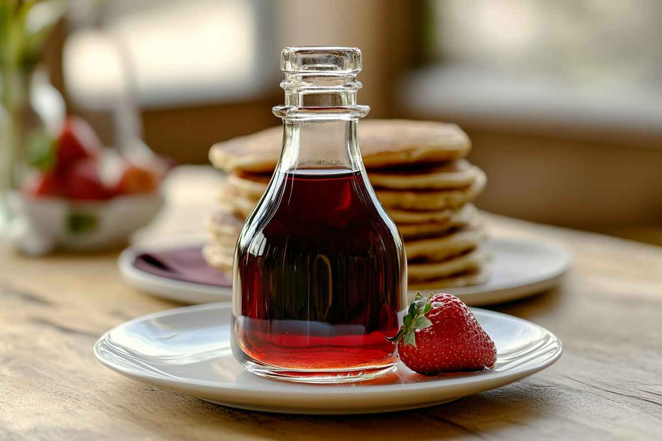 What is the difference between strawberry puree and strawberry syrup?